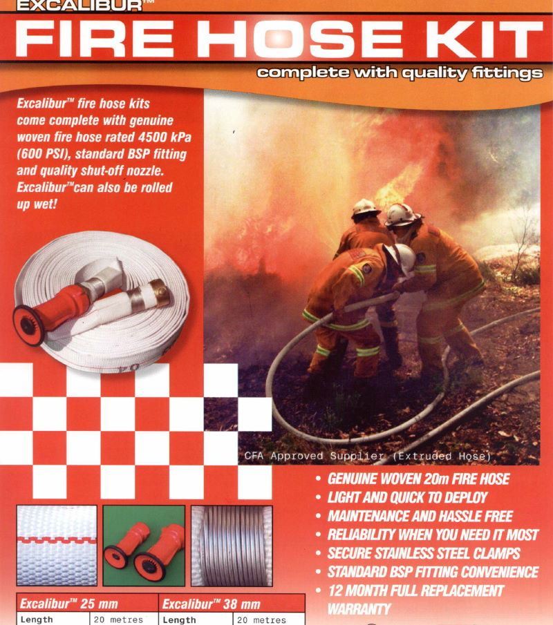 Excalibur - M Class Fire Hose KIT